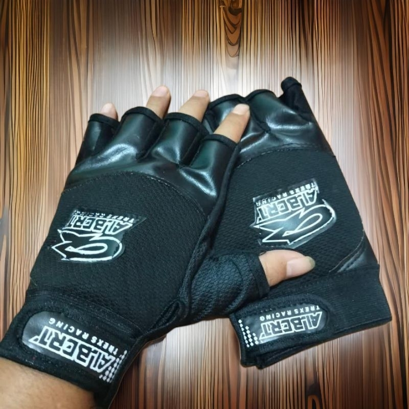 Jual SARUNG TANGAN ALBERT RACING / BAHAN KULIT PU / MADE IN GARUT ...