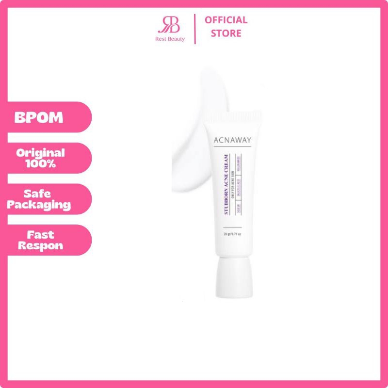 Jual ACNAWAY - Stubborn Acne Cream 20gr | Shopee Indonesia