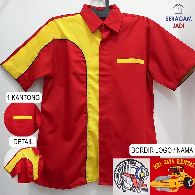 Jual Seragam Kemeja Baju Kerja Lapangan Kantor Karyawan Perusahaan ...