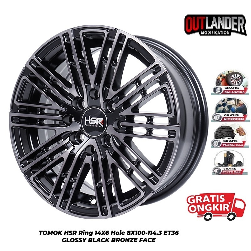 Jual Velg Racing Hsr Ring 14 Avanza Xenia Maestro Estilo Lgx Sigra Agya ...