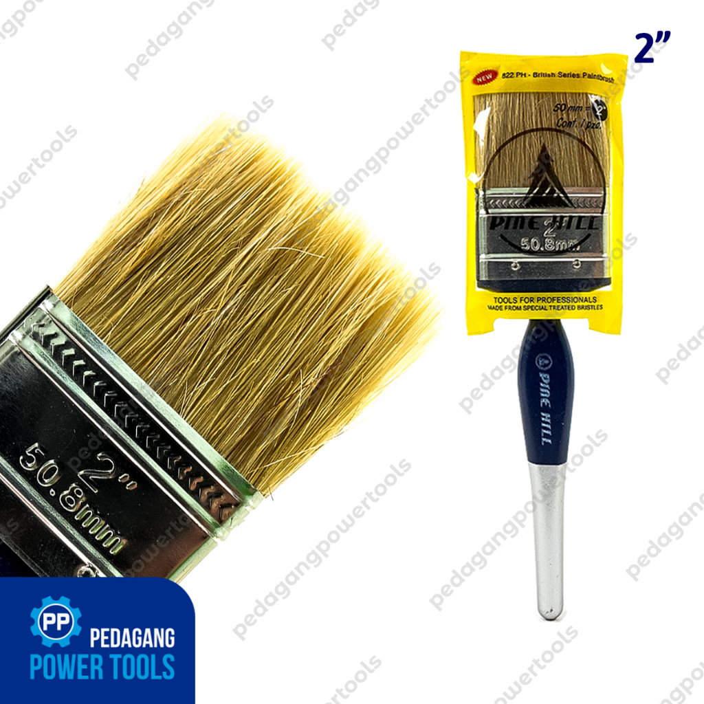 Jual PH-822 KUAS CAT 2" INCH GAGANG KAYU KOAS KWAS CAT TEMBOK PAINT ...