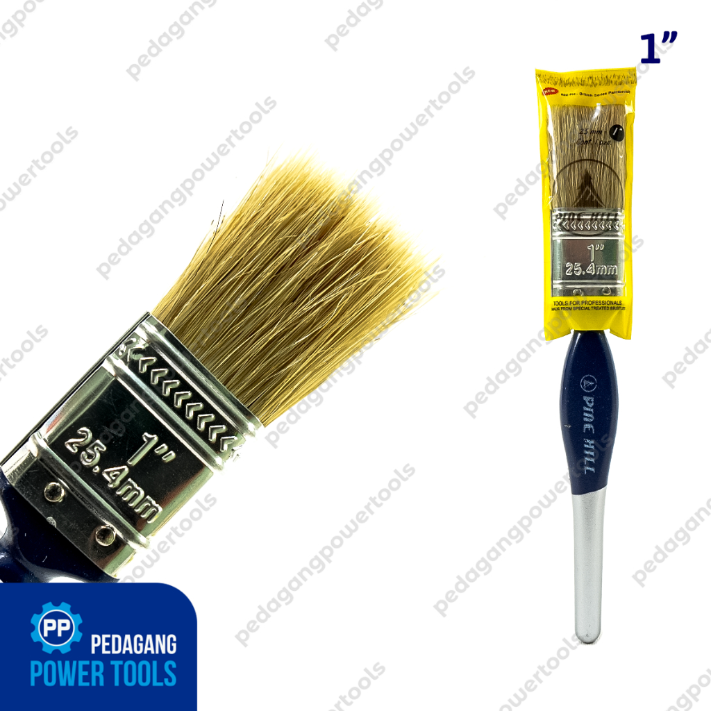 Jual PH-822 KUAS CAT 1" INCH GAGANG KAYU KOAS KWAS CAT TEMBOK PAINT ...