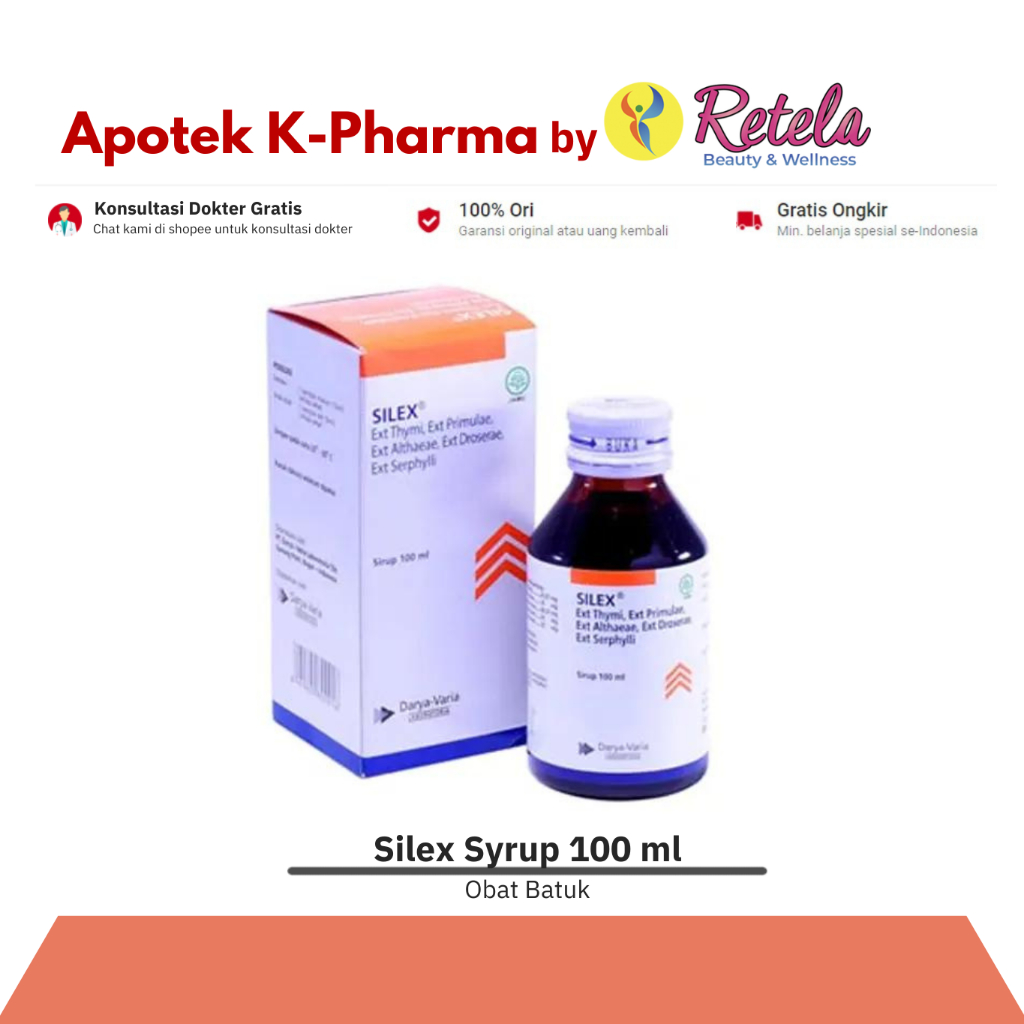 Jual SILEX SYRUP 100 ML / OBAT BATUK | Shopee Indonesia