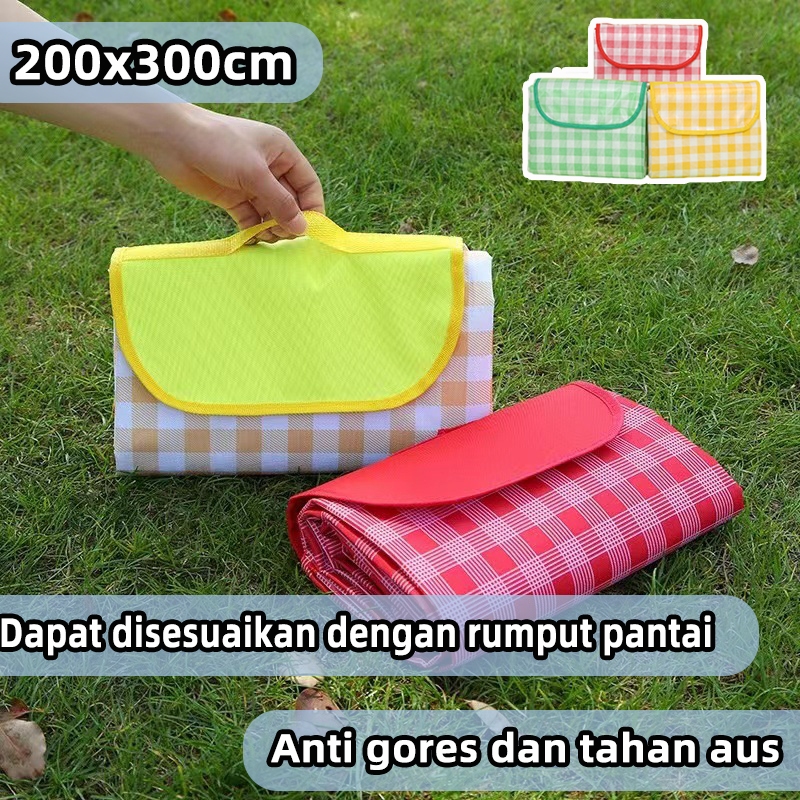 Jual 【upgrade】karpet piknik tikar piknik jumbo tikar lipat piknik jumbo ...