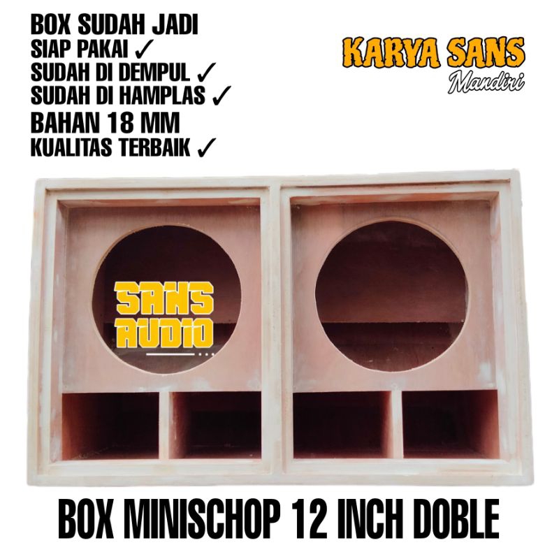 Jual Box speaker minischop 12 inch doble mentahan | Shopee Indonesia