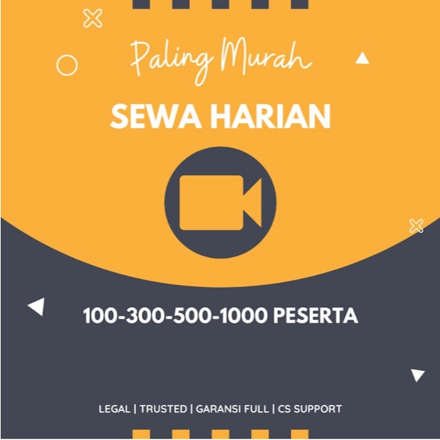Jual Zoom Webinar 500 Peserta Harian | Shopee Indonesia