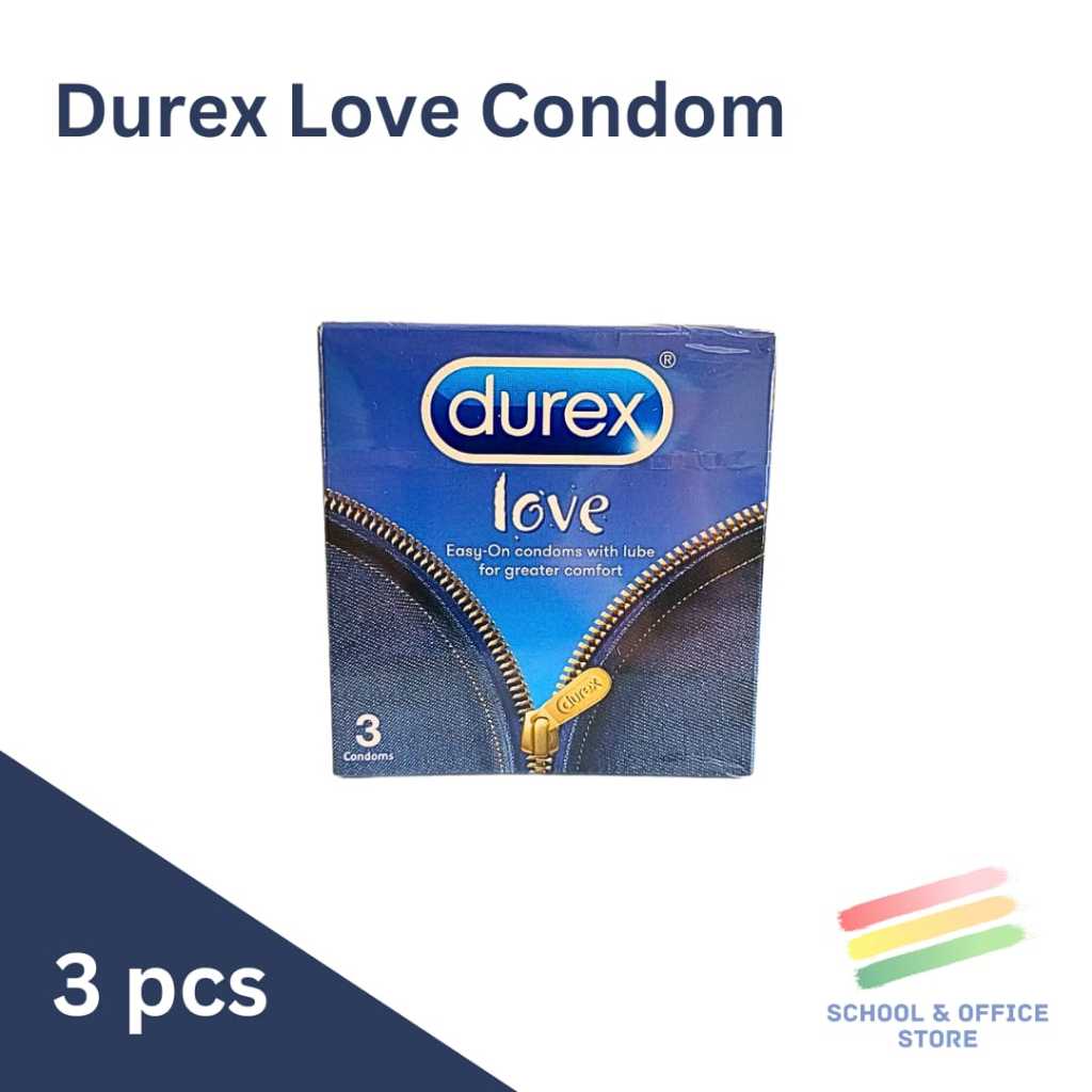 Jual Durex Condom Love Jeans Isi 3 pcs / Kondom Durex Love Jeans Isi 3 ...