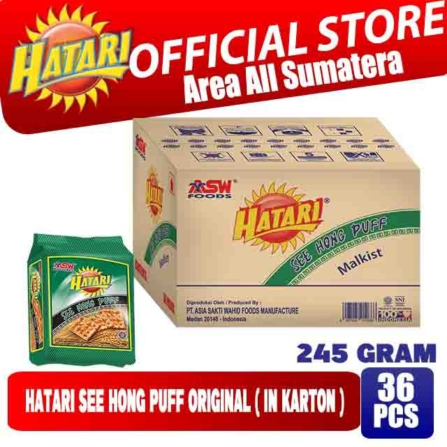 Jual Hatari See Hong Puff Original 245 Gram ( KARTON isi 36 Pcs ) | Shopee Indonesia