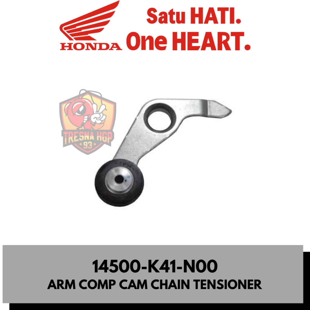 Jual 14500-K41-N00 ARM COMP CAM CHAIN TENSIONER ORIGINAL NEW SUPRA X ...