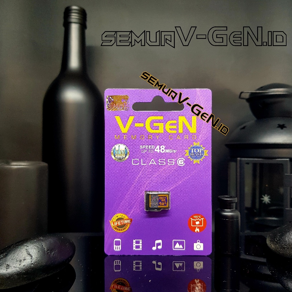 Jual KODE Y8L Micro SD 4gb Class 6 VGEN Memory Card MicroSD 4 gb VGEN ...