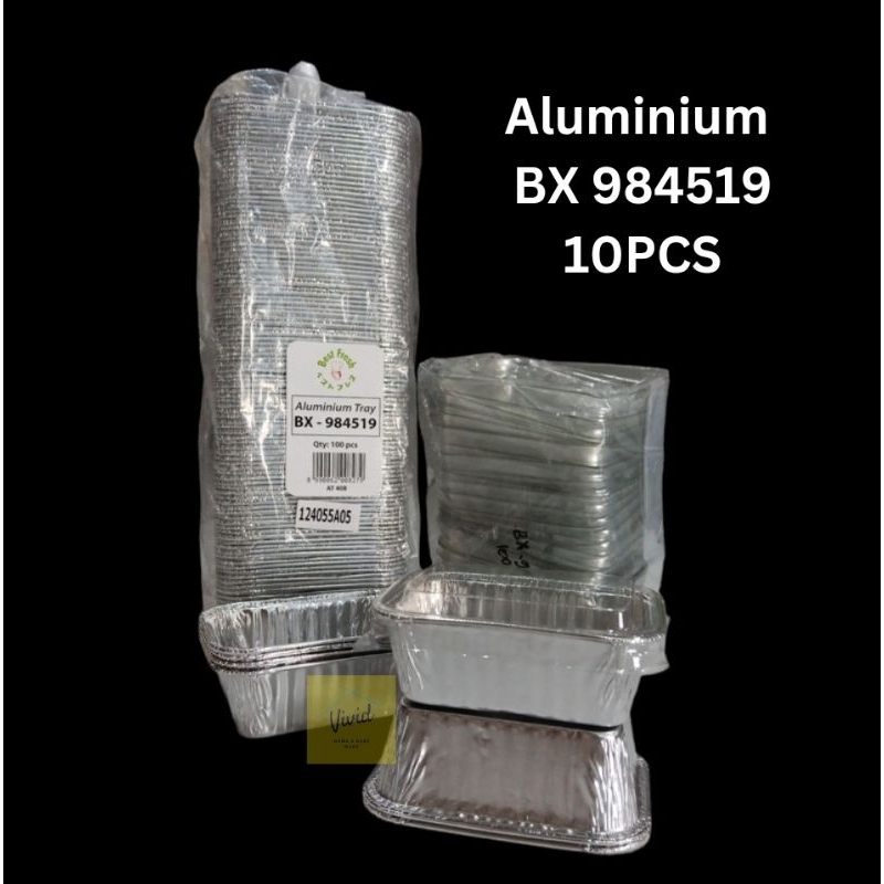 Jual Aluminium Foil Wadah Kontainer - Tipe bx-984519 isi (10 pcs ...