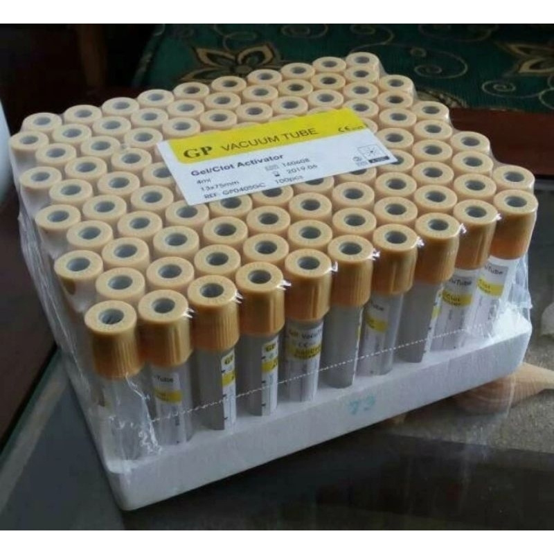 Jual Tabung Vacutainer Tutup Kuning ECER | Shopee Indonesia