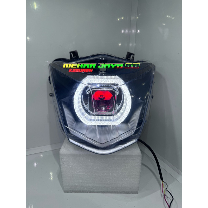 Jual REFLEKTOR BEAT ESP 2016-2019 BILED MATRIK X1 RING AKRILIK | Shopee ...