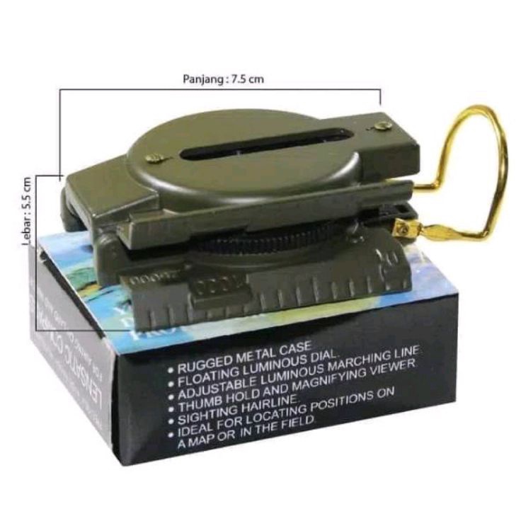 Jual Penjualan Terpercaya Dhaulagiri Kompas compass lensatic bidik ...