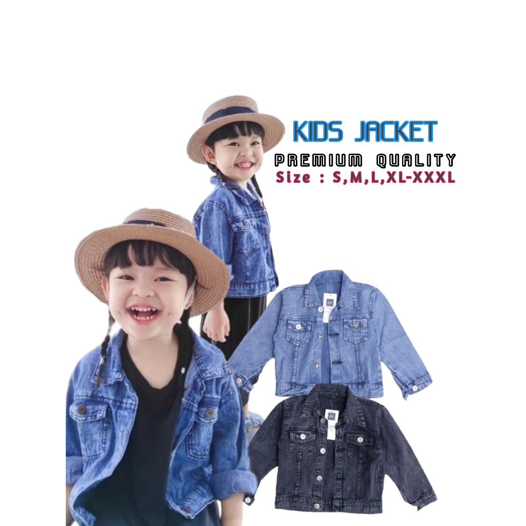 Jual Jaket Jeans Anak Perempuan 1 - 6 tahun / Jaket Anak Perempuan Soft ...