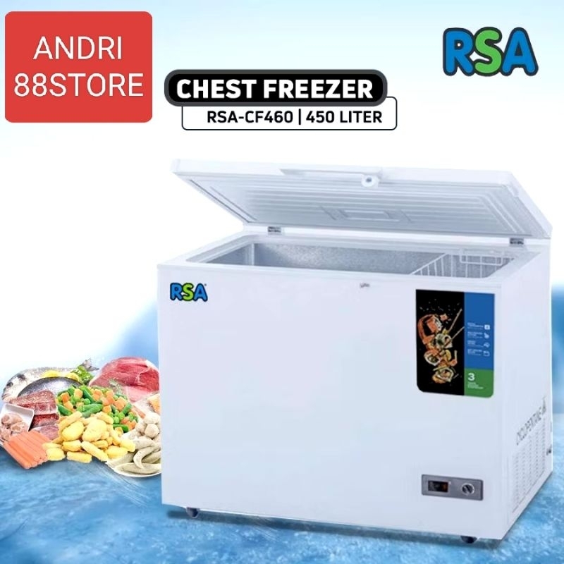 Jual RSA FREEZER BOX CF 460 450 LITER 450LITER | Shopee Indonesia