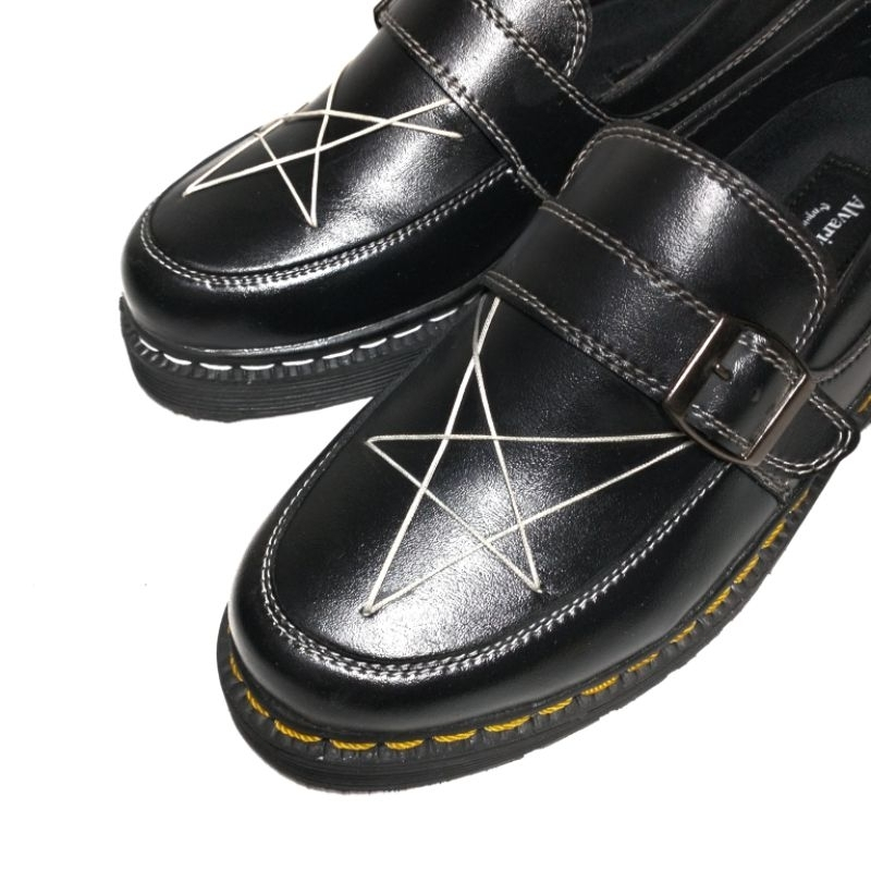 Jual D4 Starlight - Sepatu Penny Loafers Docmart Bintang Kulit Pria ...