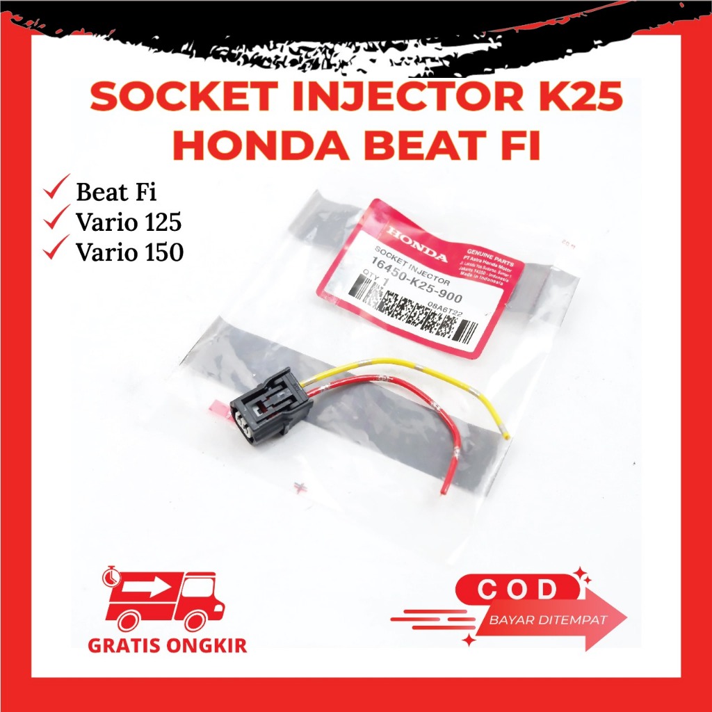 Jual Socket Injektor Motor Honda Beat FI Vario 125 Vario 150 FI Scoopy ...