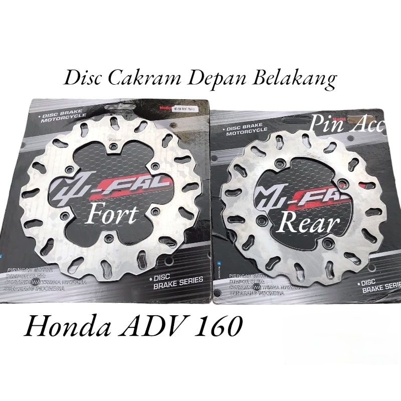 Jual Disc Cakram Set Depan Belakang PNP Motor ADV 150 ADV 160 Depan ...