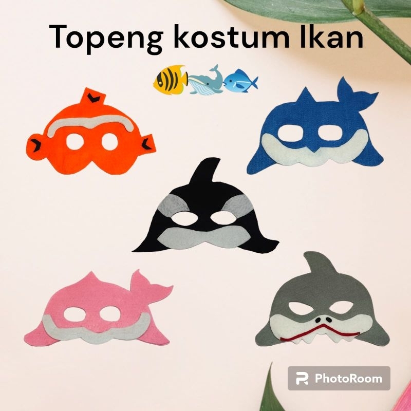 Jual topeng kostum ikan / topeng hewan / kostum hewan | Shopee Indonesia