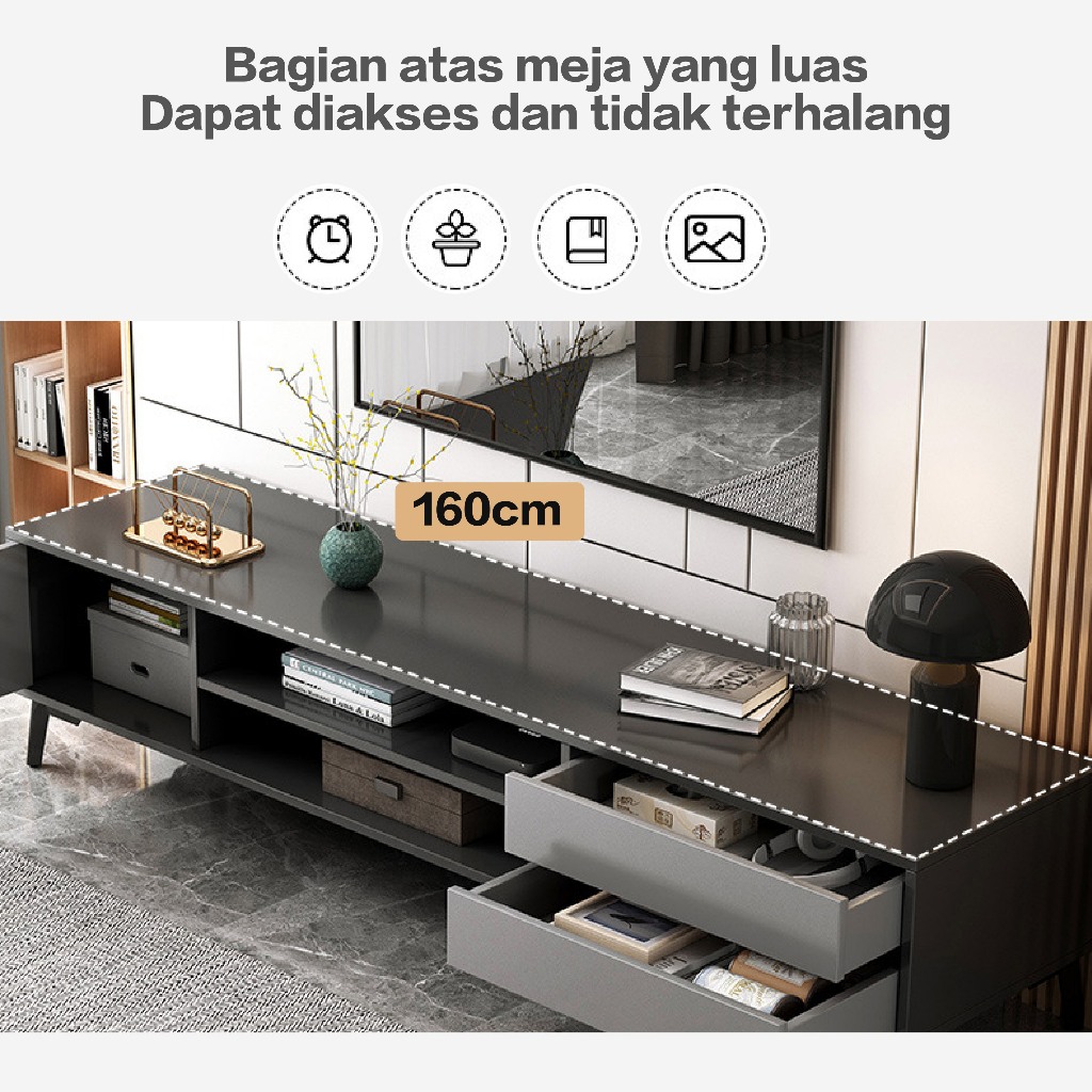 Jual Meja Tv / Meja TV Minimalis Modern / Meja TV Minimalis 160 Cm ...