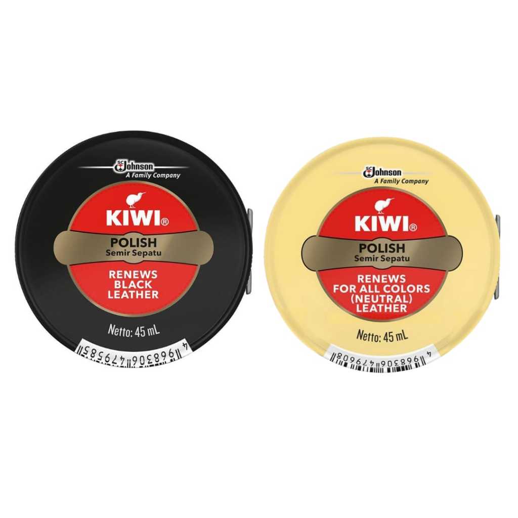 Jual Semir Sepatu KIWI Shoes Polish 45 ml - Hitam/ Semir Sepatu KIWI Paste SP Neutral / Netral ...