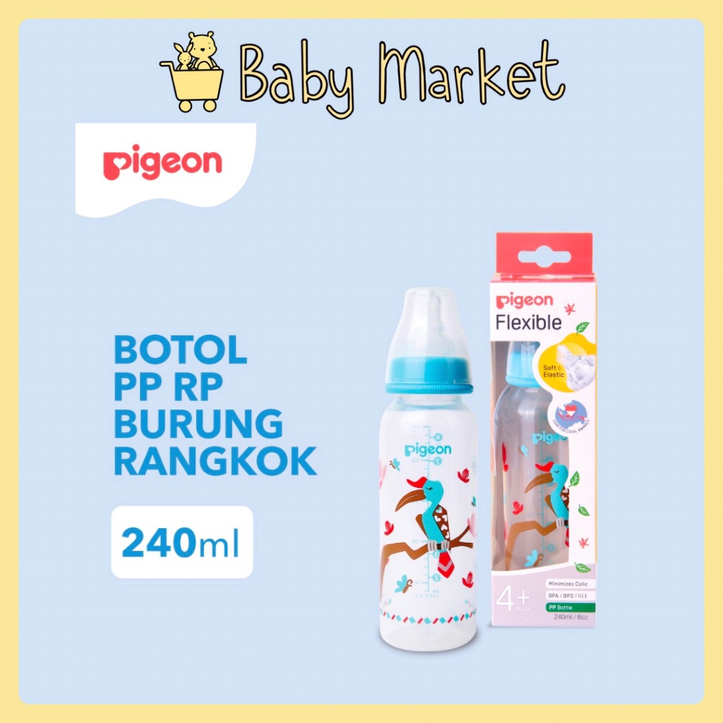 Jual PIGEON BOTOL PP RP 240 ML PENYU, RUSA, BURUNG RANGKOK, ORANG UTAN ...