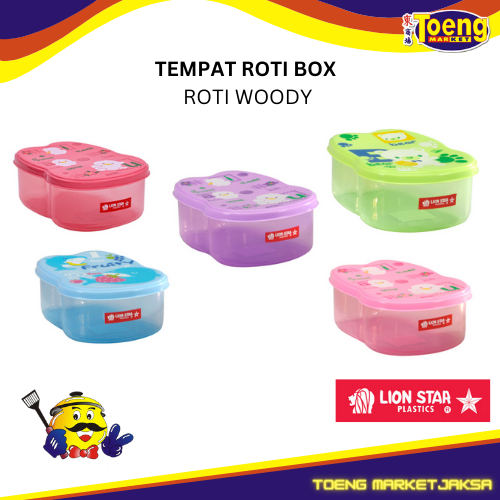 Jual KOTAK MAKAN ANAK / TEMPAT ROTI WOODY BOX LION STAR | Shopee Indonesia