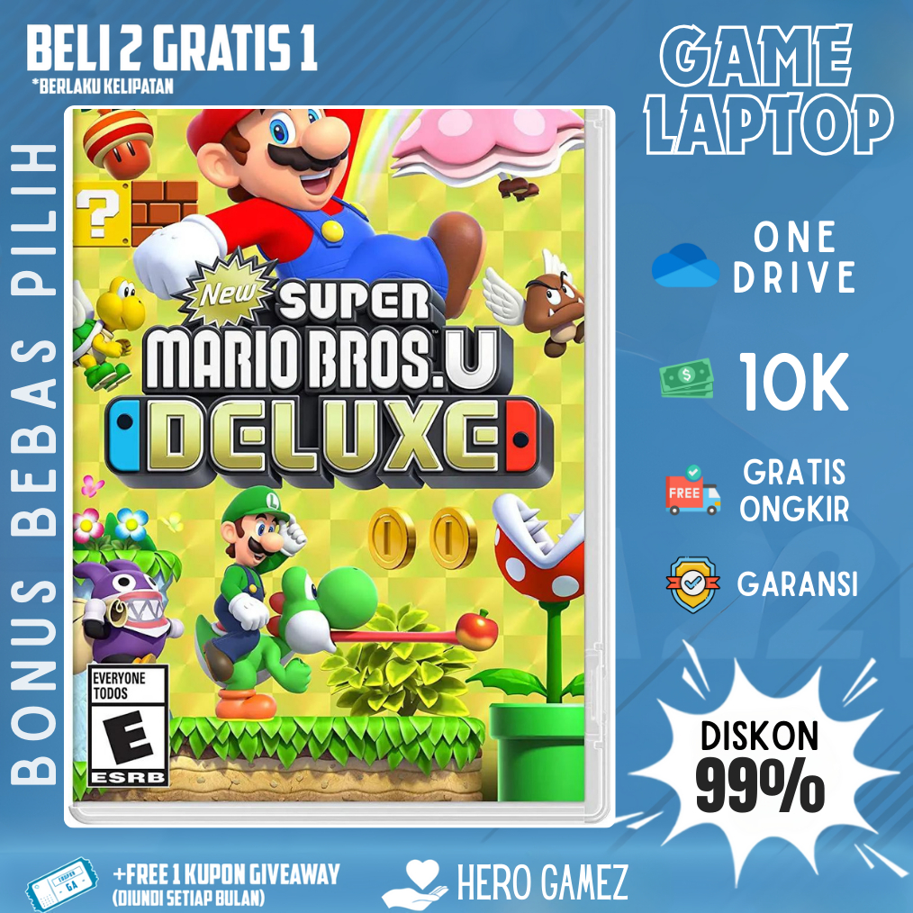 Jual New Super Mario Bros U (EMULATOR) - LINK DOWNLOAD - GAME PC - GAME ...