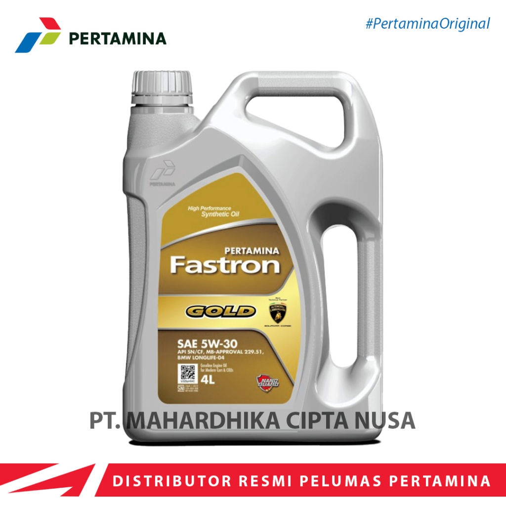 Jual Fastron GOLD 5W-30 4L Original Oli Pertamina Batam (KHUSUS BATAM ...