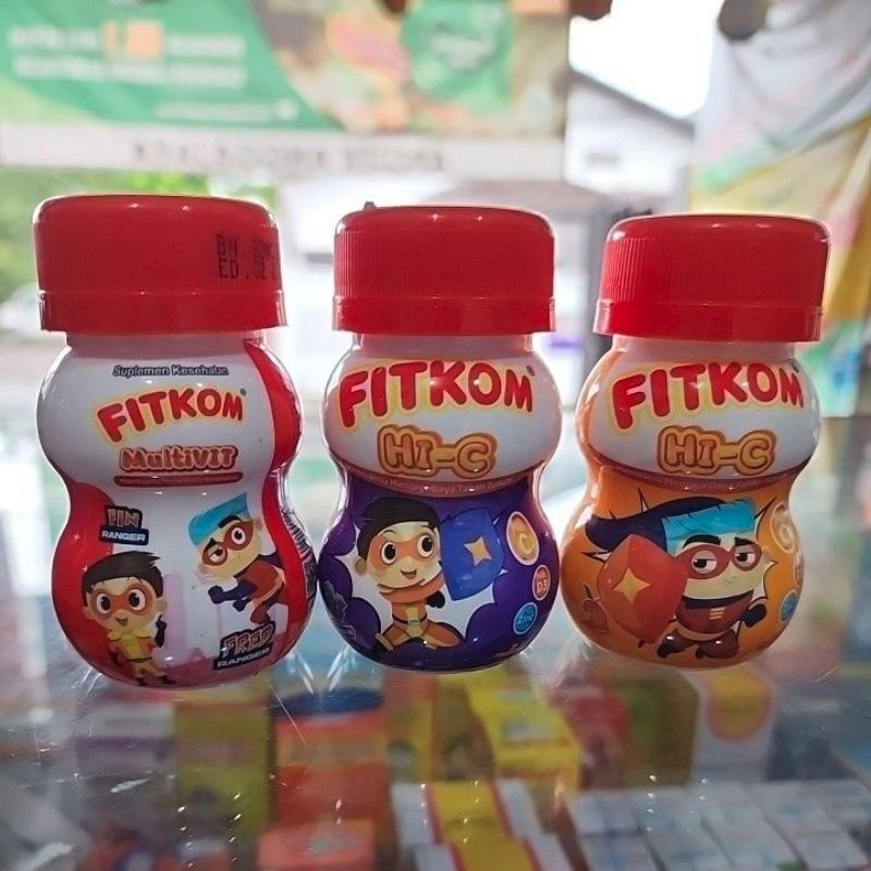 Jual FITKOM Multivitamin dan Hi VITAMIN C isi 21 Tablet Hisap | Shopee ...