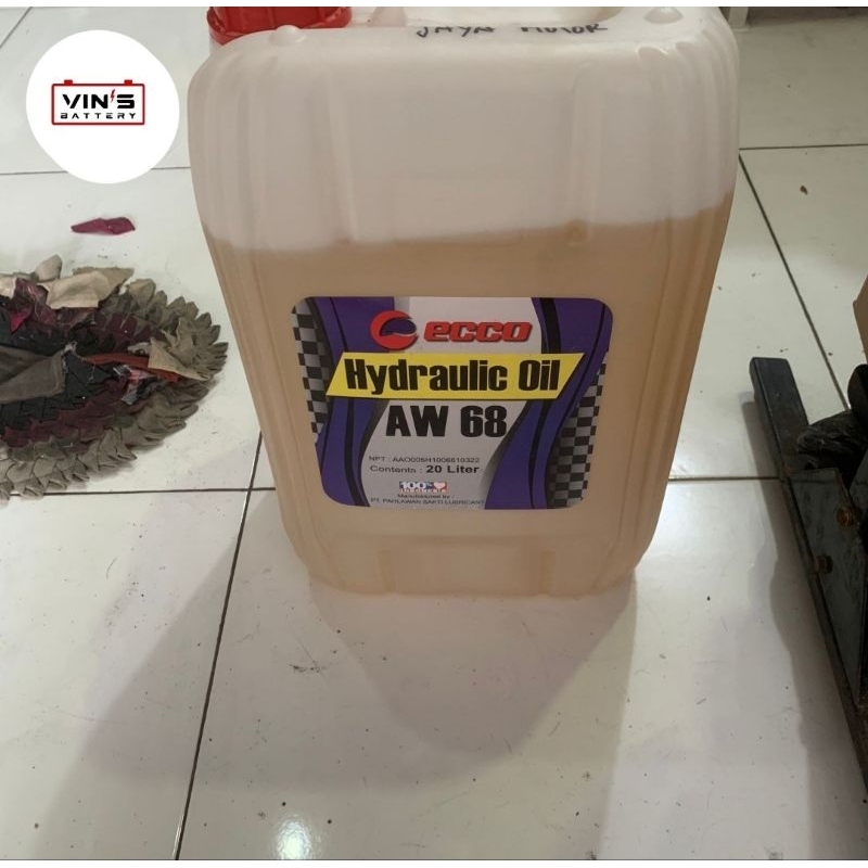 Jual Oli Hidrolik Ecco AW 68 20 Liter Pail | Shopee Indonesia