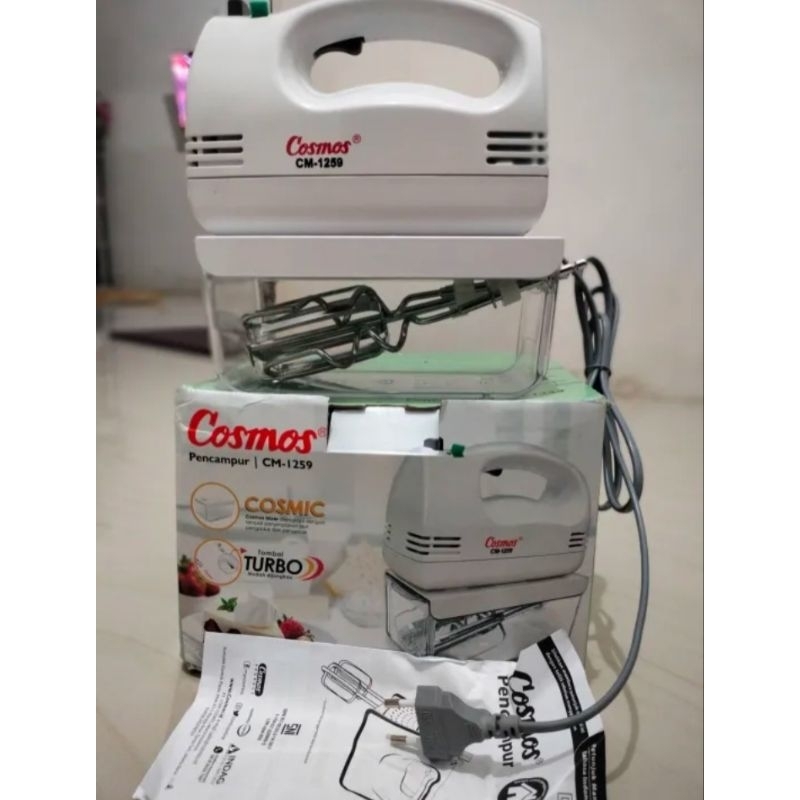 Jual Cosmos CM1259 CM 1259 CM-1259 hand mixer 5 speed turbo with ...