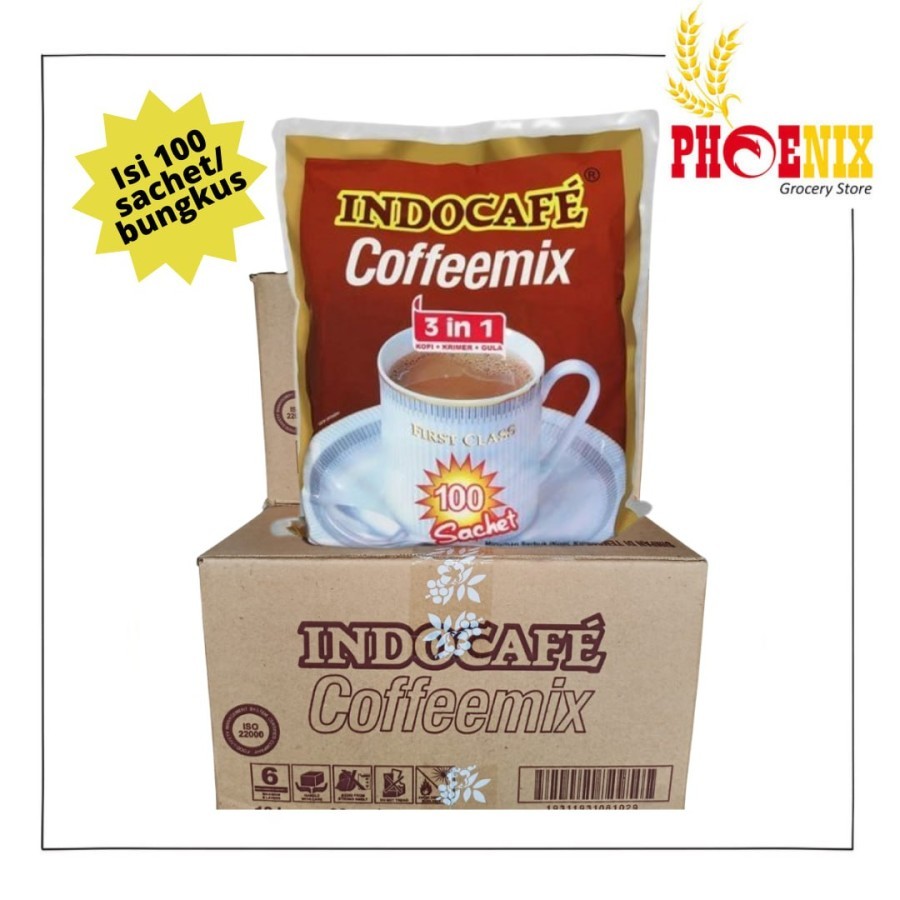 Jual Indocafe Coffemix (3 in 1) 1 dus isi 5 pack @100 sachet / 1 dus ... Jual Indocafe Coffemix (3 in 1) 1 dus isi 5 pack @100 sachet / 1 dus ...