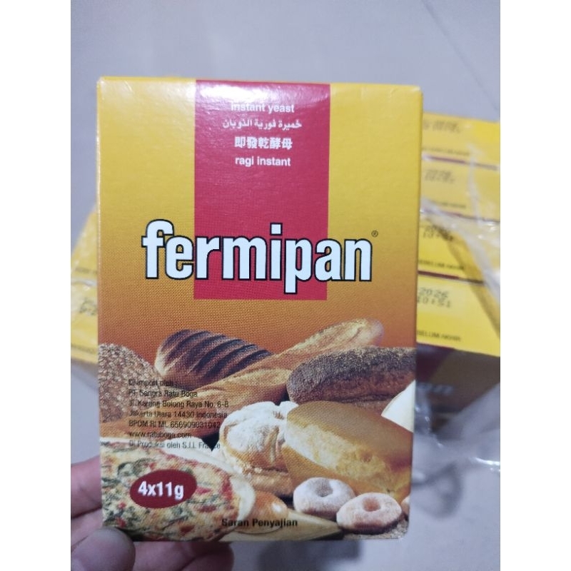Jual Fermipan ragi instant 4x11 gram | Shopee Indonesia