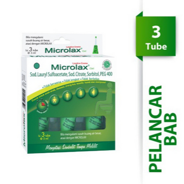 Jual Microlax Gel per box isi 3 tube @ 5ml | Shopee Indonesia