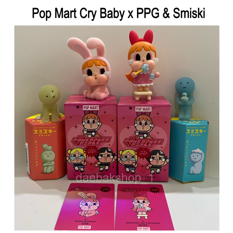 Jual Pop Mart Cry Baby Powerpuff Girl ppg bunny blossom brushing teeth ...