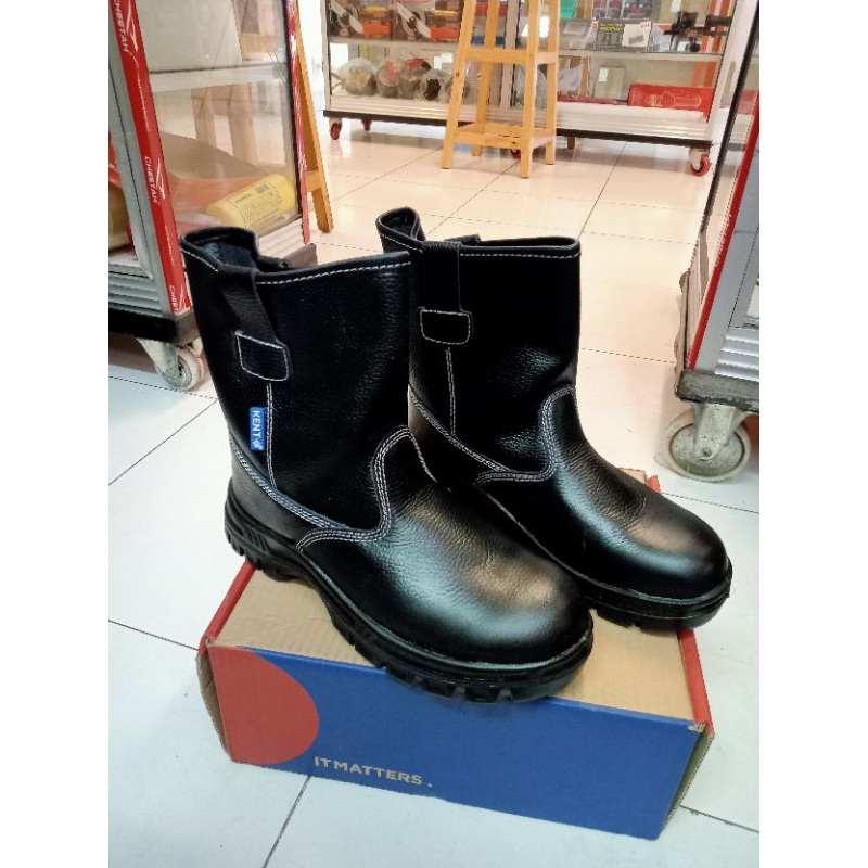 Jual Sepatu Safety Kent Borneo Black / Safety Shoes Kent Original ...