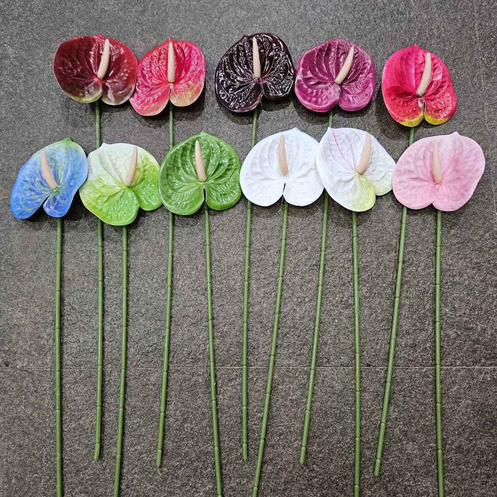 Jual Bunga ANTHURIUM Latex Satuan Artificial | Shopee Indonesia