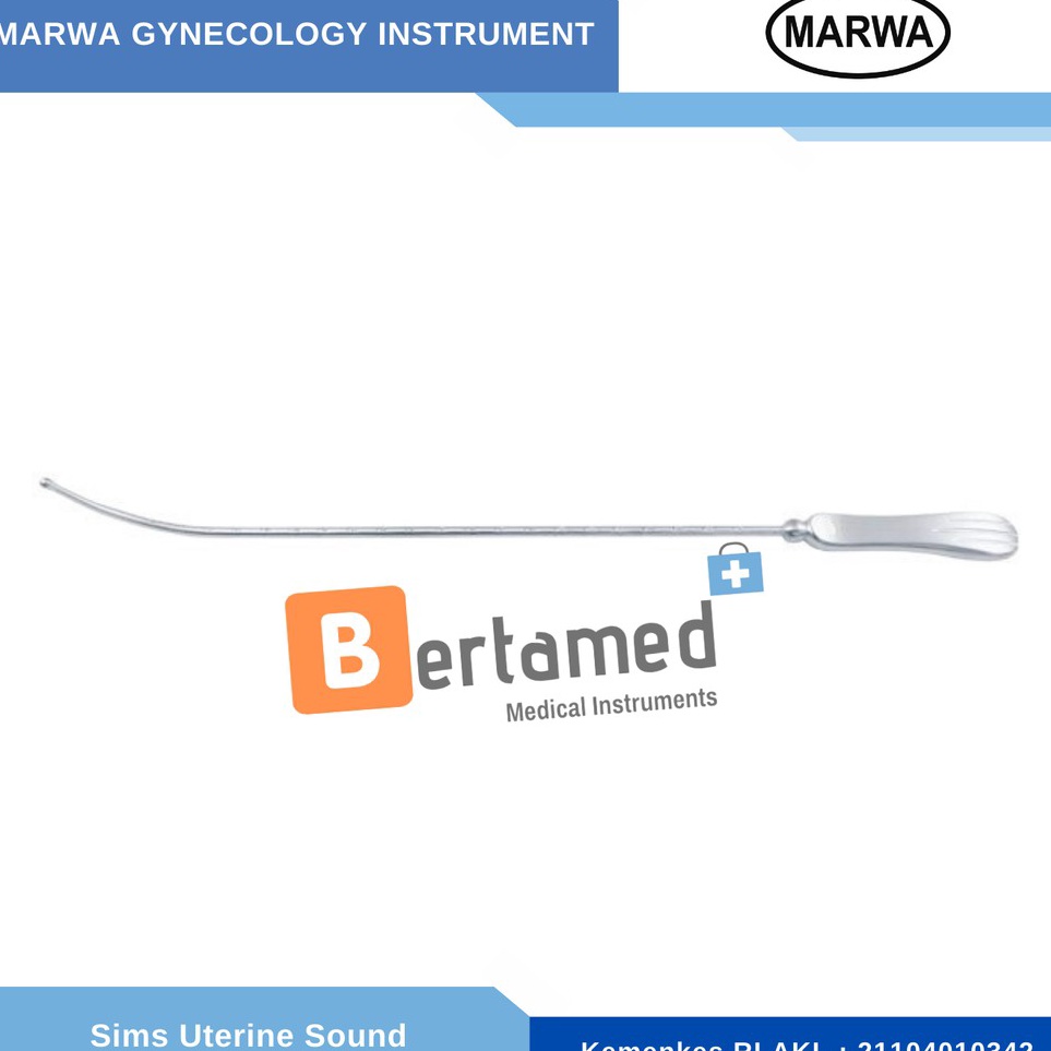 Jual Sims Uterine Sound Stainless Steel Sonde Uterus n ZX5 | Shopee ...