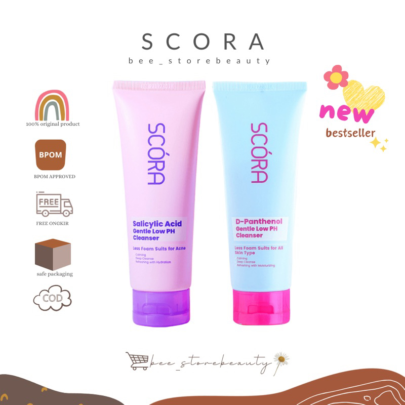 Jual SCORA - scora salicylid acid gentle low pH cleanser scora D ...