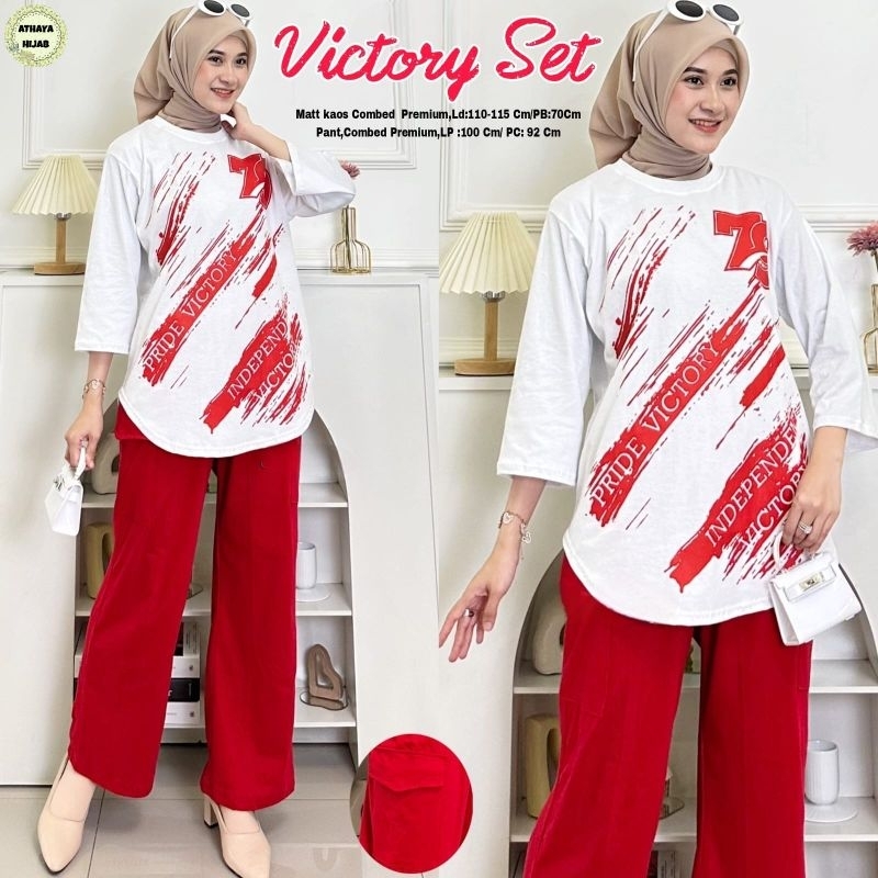Jual Victory Set - Merdeka Set Kemerdekaan By Athaya | Shopee Indonesia
