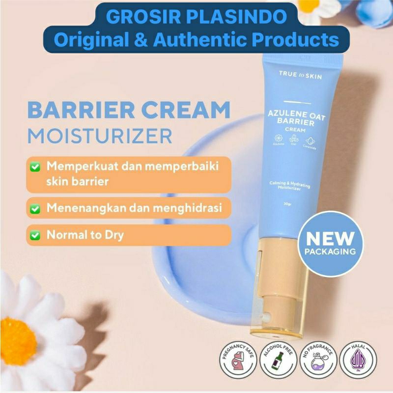 Jual [DIJAMIN ORIGINAL] True to Skin Azulene Oat Barrier Moisturizer ...