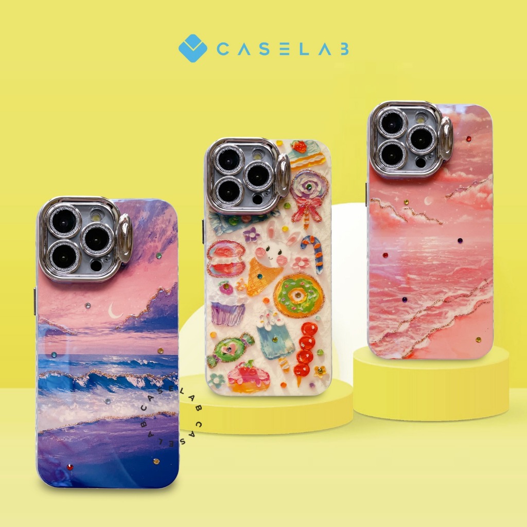 Jual NEW GROOVY Case !! CASELAB SUNSET VIEW SWEET CANDY SOFTCASE LENS ...