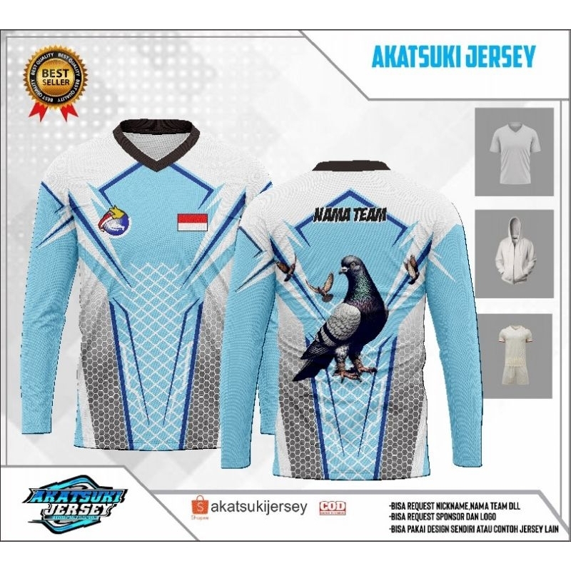 Jual JERSEY MERPATI CUSTOM FULL PRINTING FREE DESAIN | Shopee Indonesia