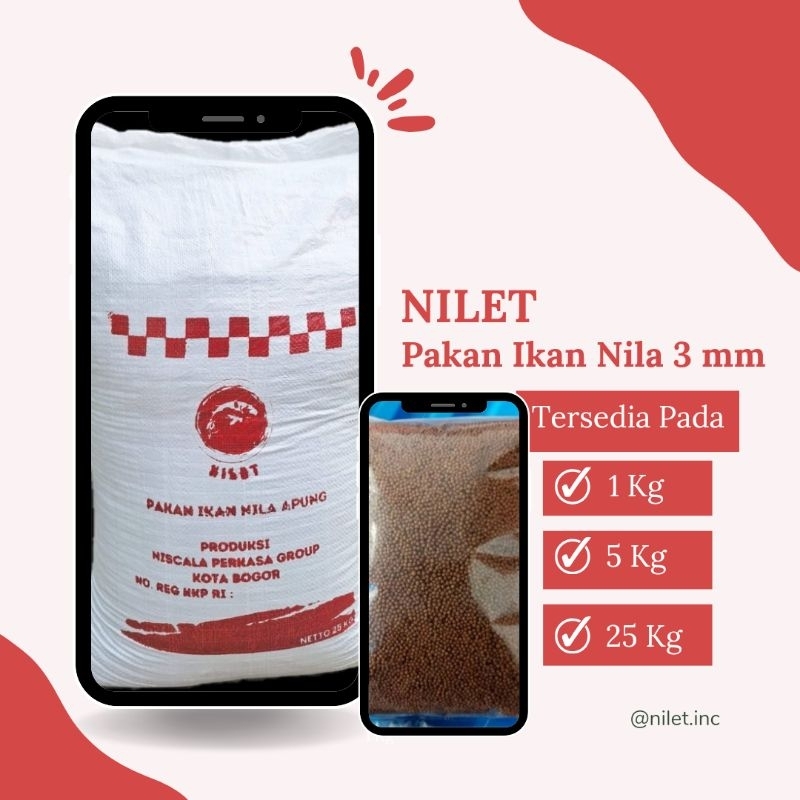 Jual Nilet | Pakan ikan nila apung ramah lingkungan berbahan dasar ...