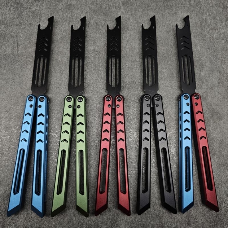 Jual Balisong Trainer Shark Aluminium Handle Butterfly Knife AH5 ...