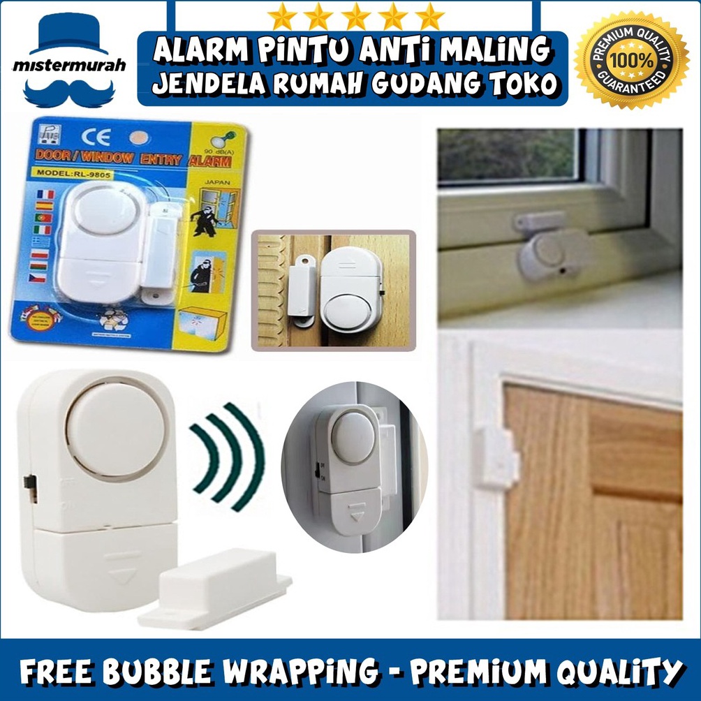 Jual BONANZA ALARM PINTU ANTI MALING PENCURI JENDELA KACA SENSOR RUMAH ...