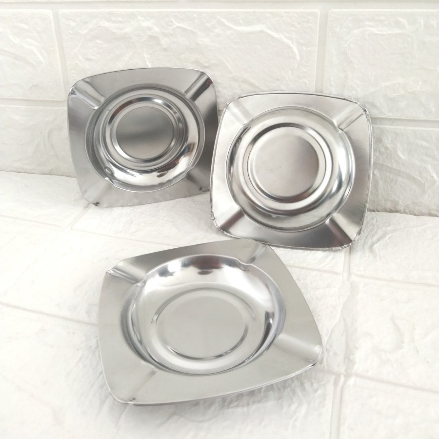 Jual 5 Pcs Asbak Stainless Asbak Rokok Stainless SEGI 168 / Asbak Segi ...