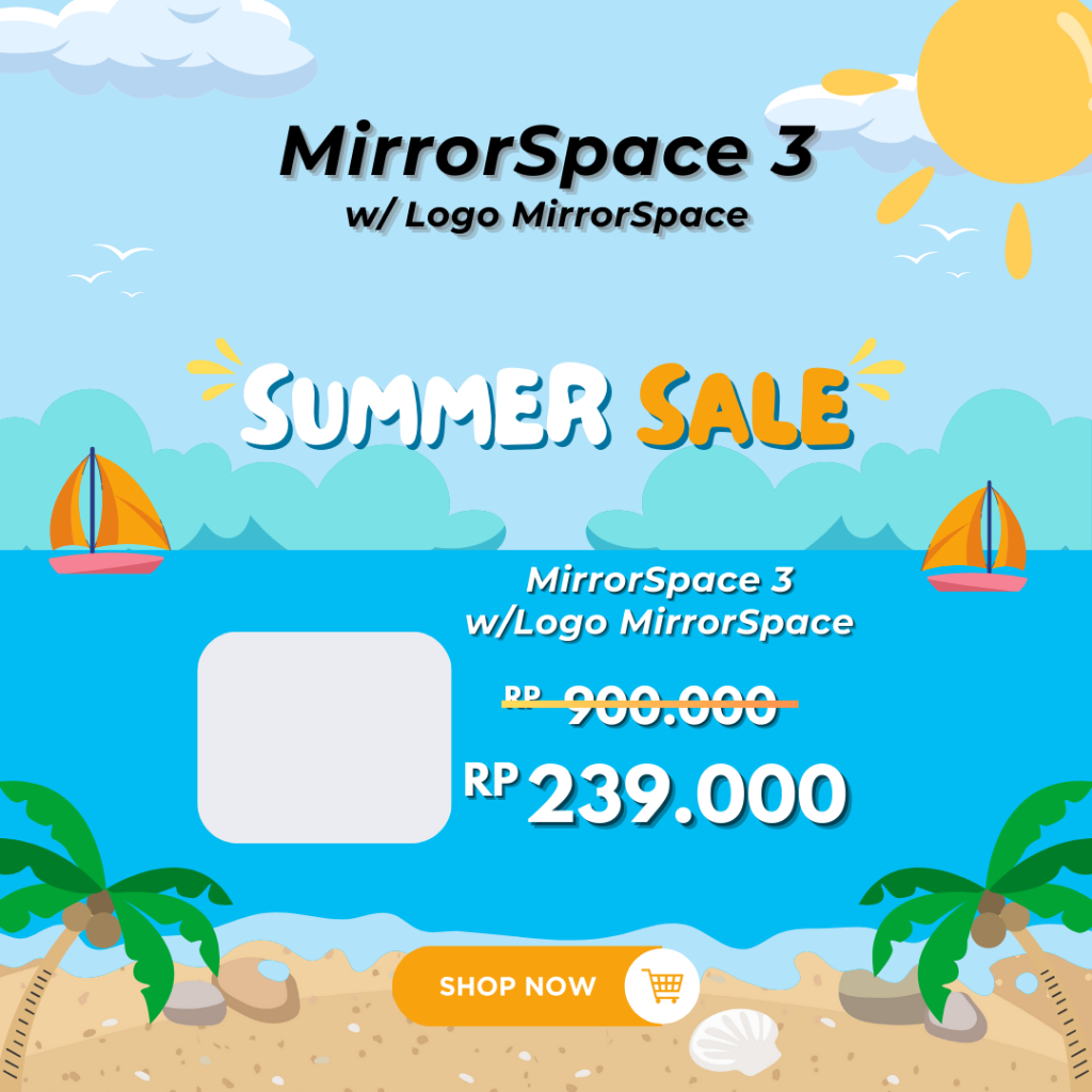Jual MirrorSpace Generation 3 w/ logo MirrorSpace | Shopee Indonesia